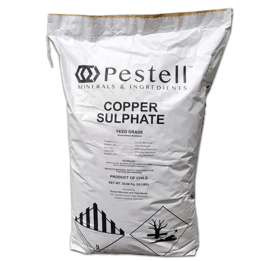 F. Sulfate de cuivre 25%Cu Pestell | Groupe horticole ledoux inc.